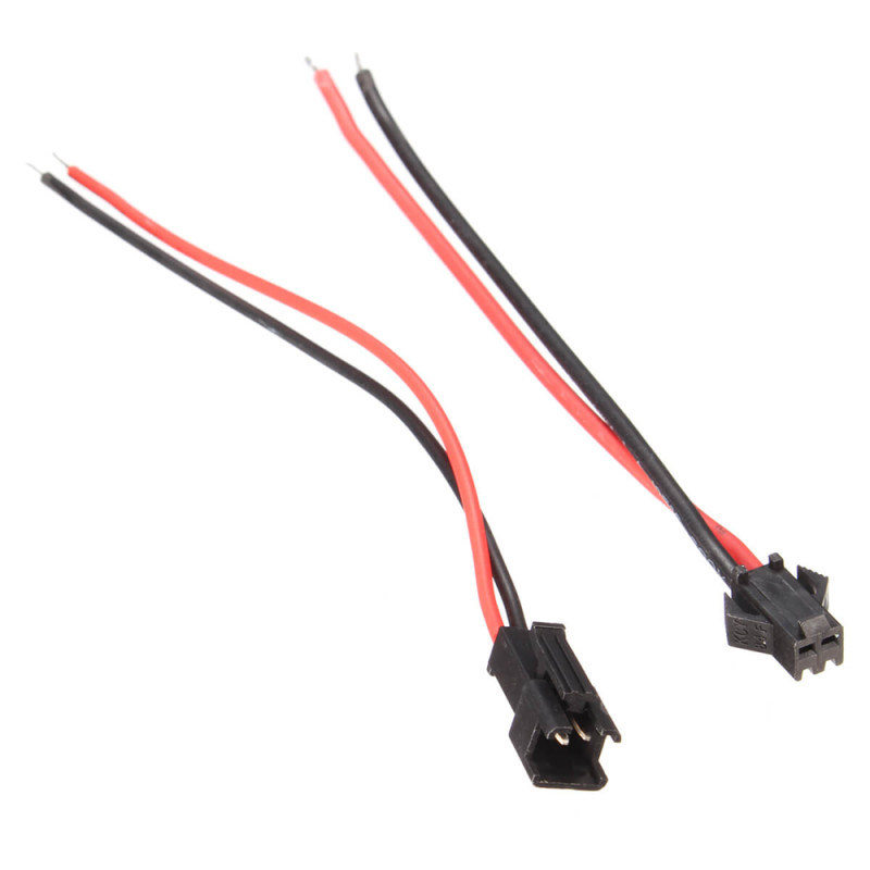 Conector JST-SM 4 pines macho y hembra con cable 10cm 26AWG
